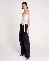 Купить Корсетный топ-бюстье на запах за 16 600 ₽ онлайн | YUZEFI | NUSELF